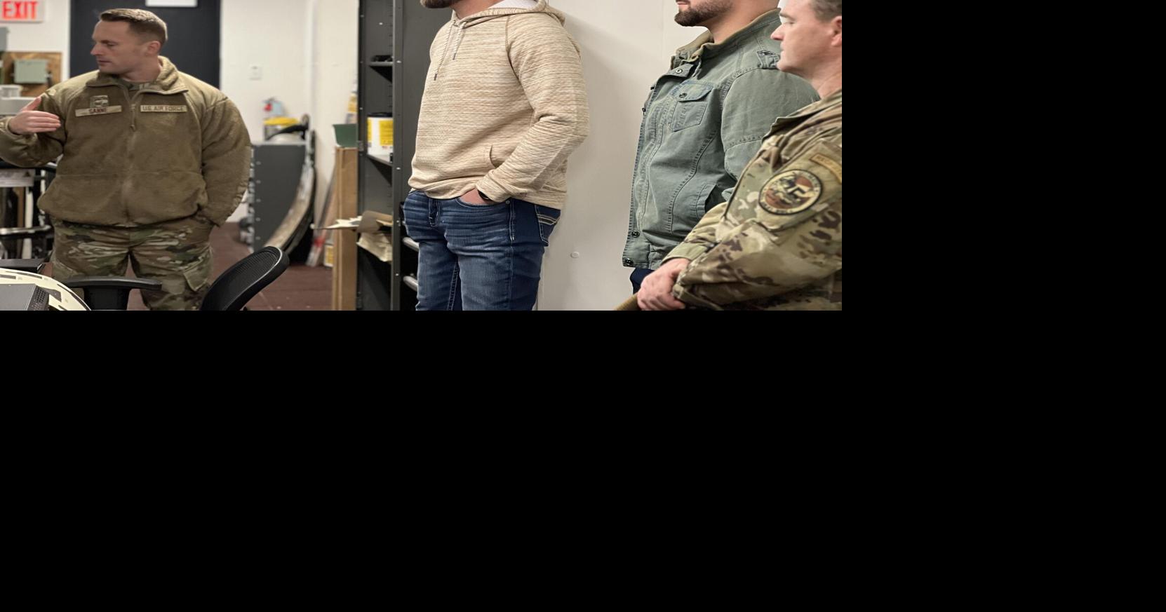 UFC Fighter Dustin Jacoby visits the Montana Air National Guard | Great ...