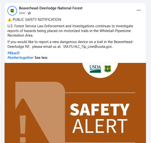 Wire found across Pipestone trail system raises safety concerns ...