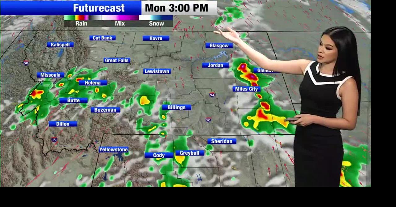 Chance of strong thunderstorms around Montana with a warmer start to ...
