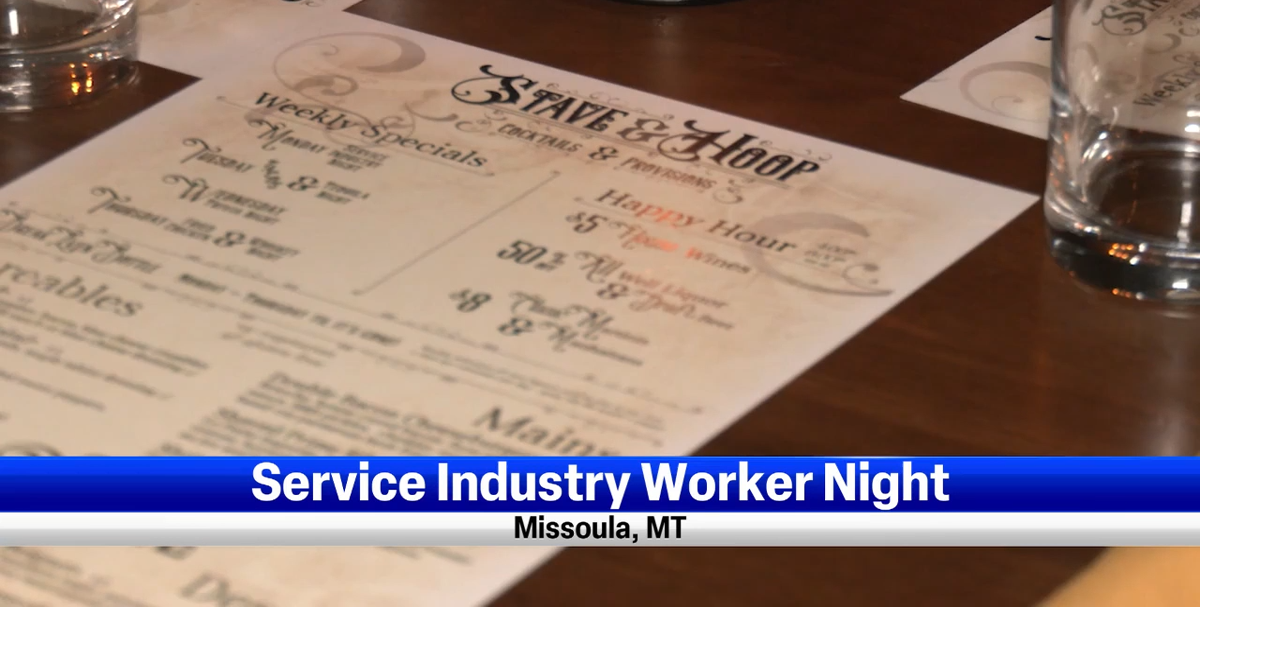 SIN Night at Stave & Hoop, a nod to those in the service industry ...