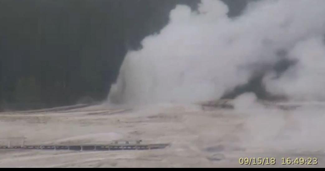 WATCH: Rare Ear Spring eruption caught on video at Yellowstone | News ...
