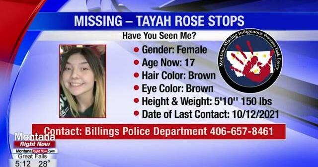 'Have you seen me?': Tayah Rose Stops | | montanarightnow.com
