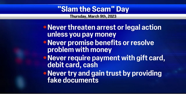 Help Me Ben: Slam the Scam Day | Help Me Ben | montanarightnow.com
