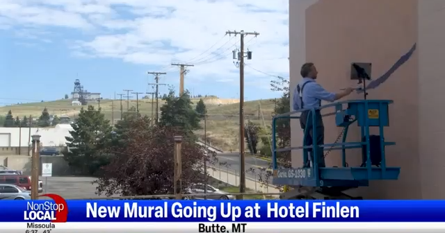 Artist captures Butte iconography, brings to life in Hotel Finlen mural ...