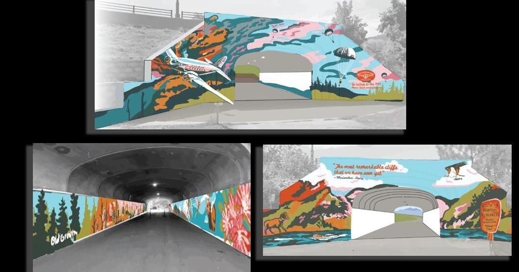 Tribute to Mann Gulch Fire design awarded for Lyndale Tunnel Mural in ...