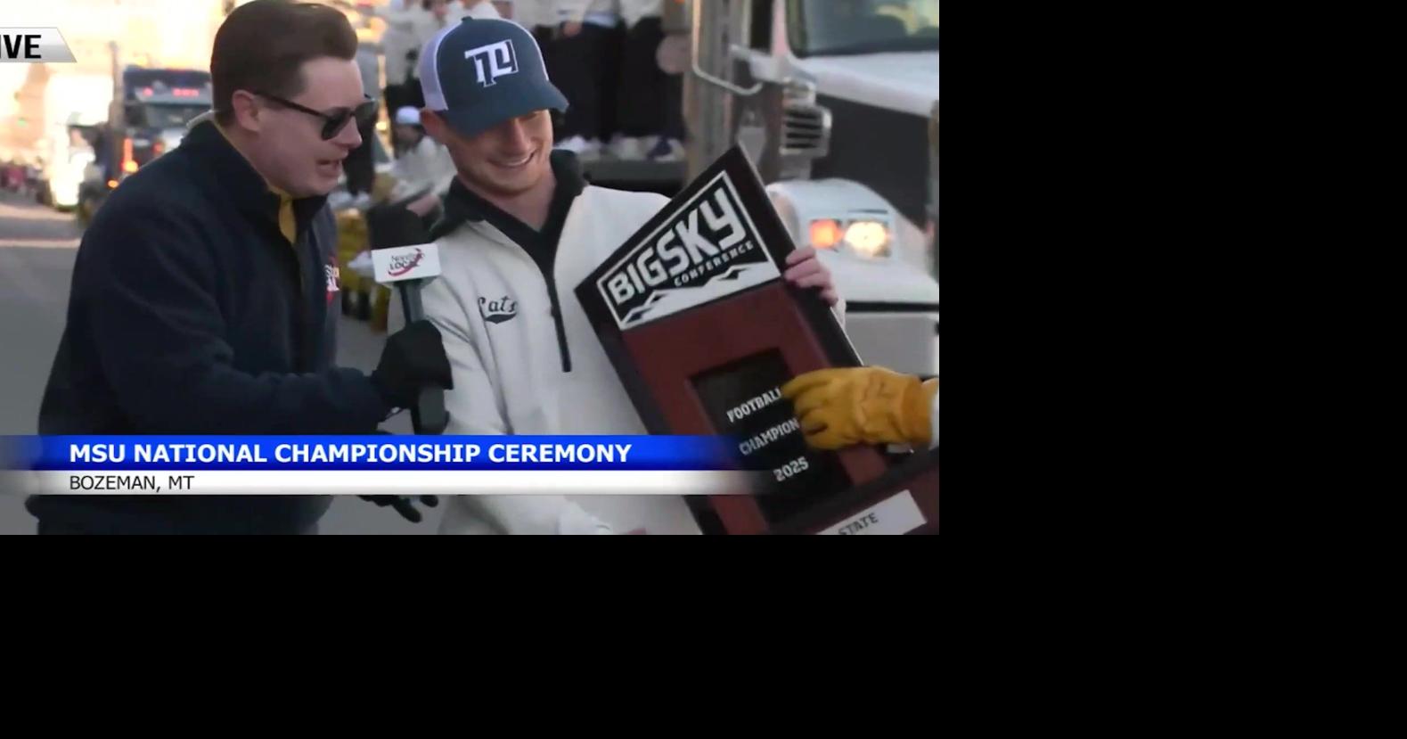Montana State Bobcats championship ceremony and parade day | Bozeman ...