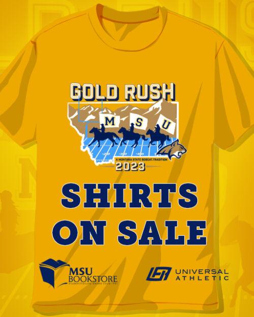 MSU announces winning 2023 Gold Rush t-shirt design | Bozeman News ...