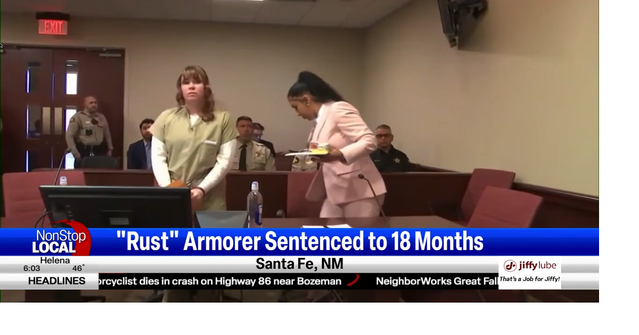 'Rust' armorer sentenced to 18 months in prison | | montanarightnow.com