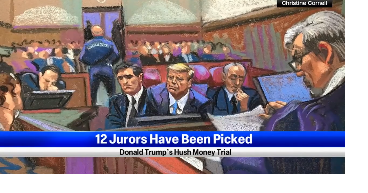 Twelve Jurors Have Been Selected In Former President Trump Hush Money