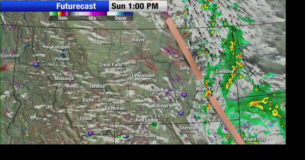 Precipitation decreasing Sunday | Top Video | montanarightnow.com