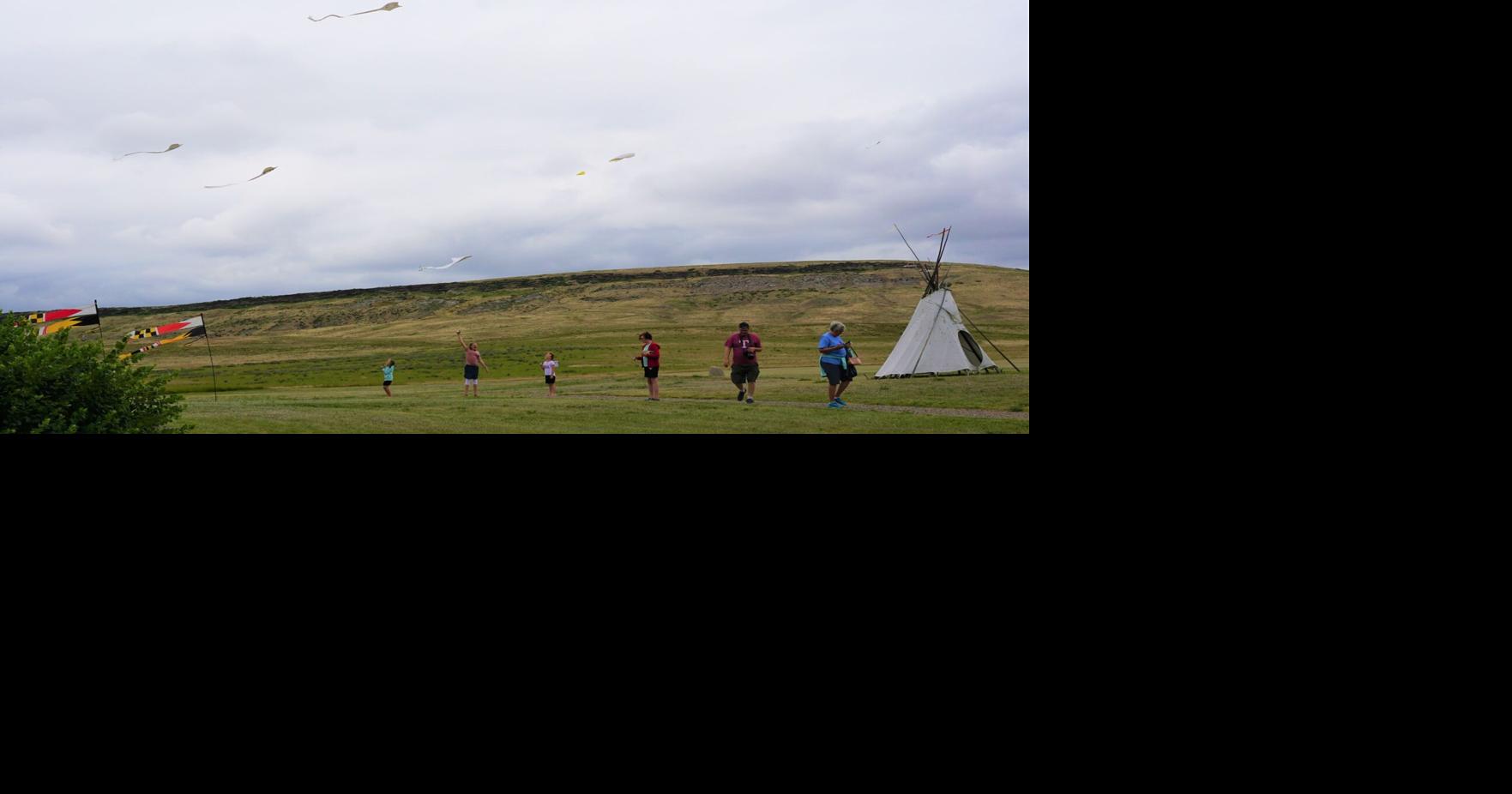 The Buffalo Kite Festival at First Peoples Buffalo Jump State Park is ...