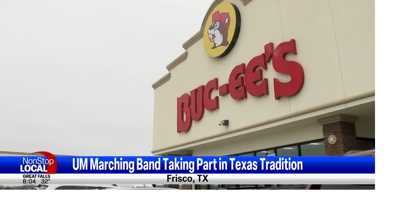 The Griz Marching Band celebrates making it to Texas with a trip to a ...
