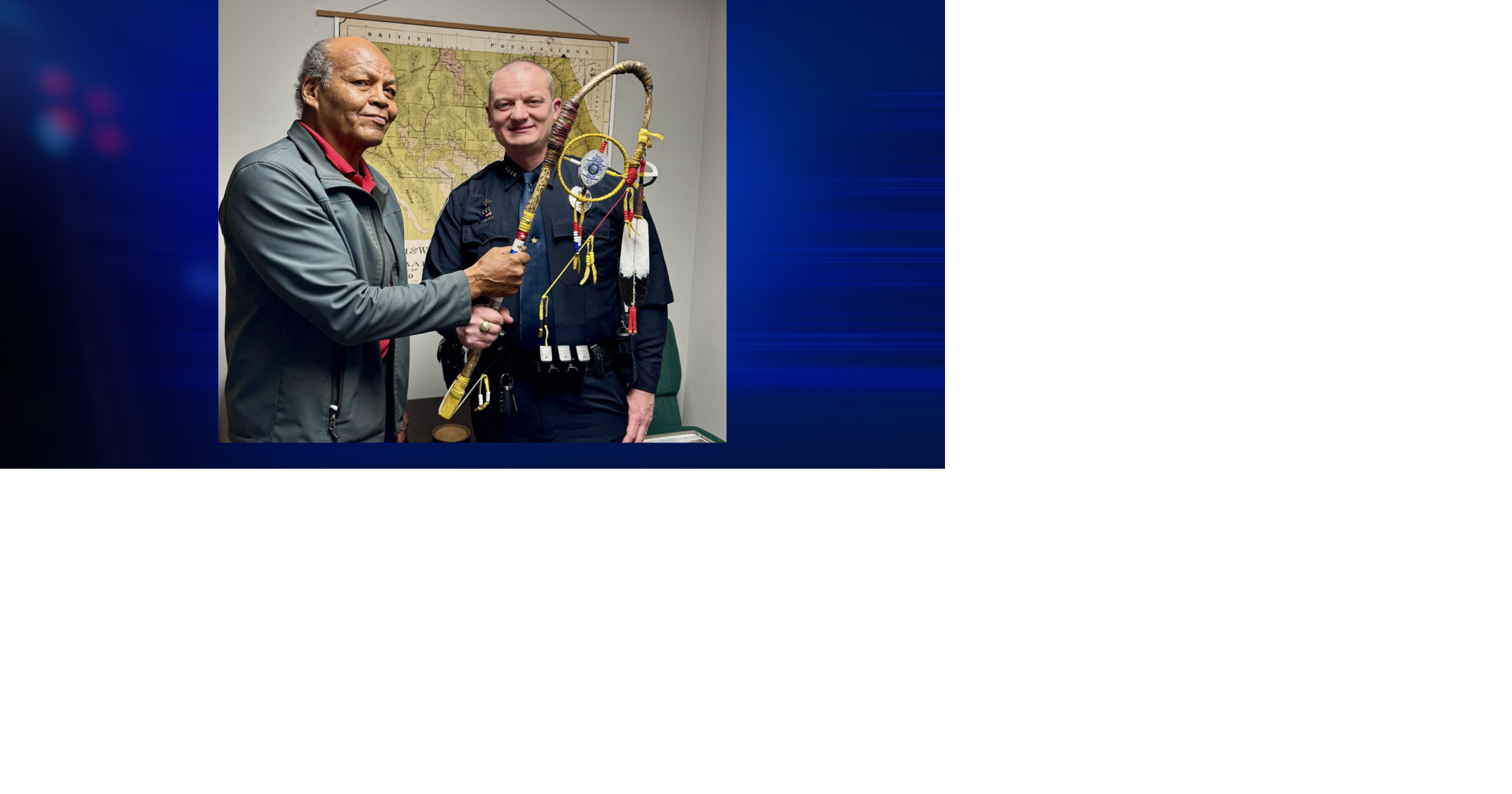 Polson Police receive Salish Coup Stick in historic ceremony ...