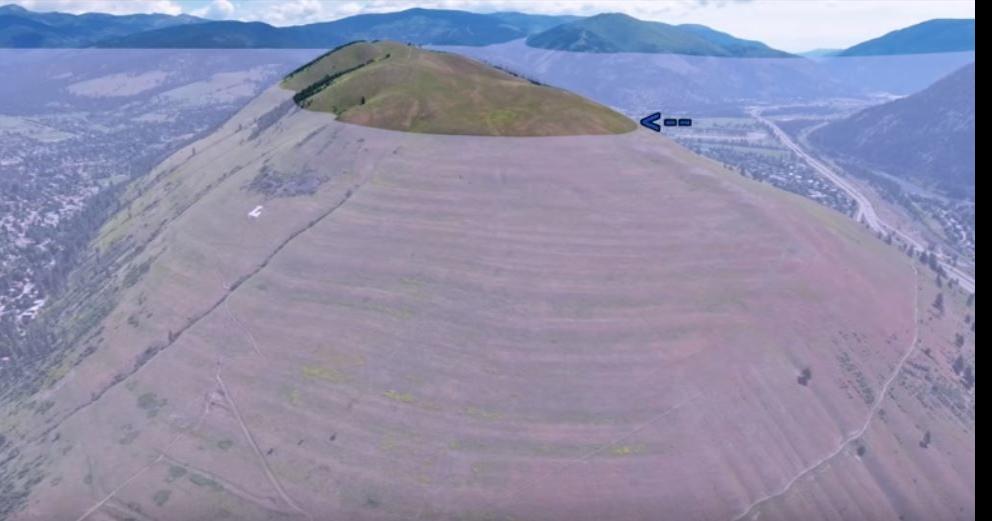 Animation shows how Glacial Lake Missoula covered Mount Sentinel ...