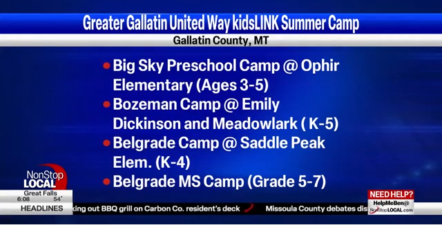 Greater Gallatin United Way kidsLINK program offers affordable summer ...