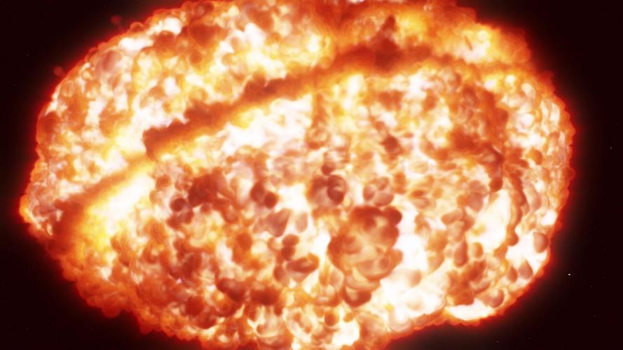 supernova explosion today