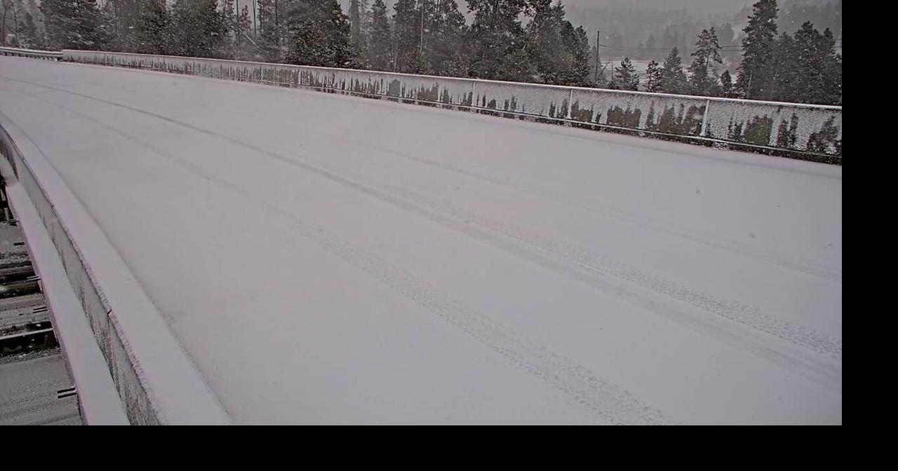 Icy conditions reported over Homestake Pass, semi trucks blocking lanes ...