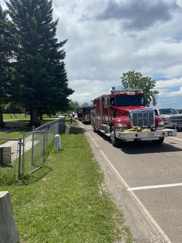 Firefighters doing mass casualty training at Elks Riverside Park in ...