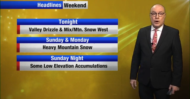 Strong storm brings heavy mountain snow with some low elevation ...