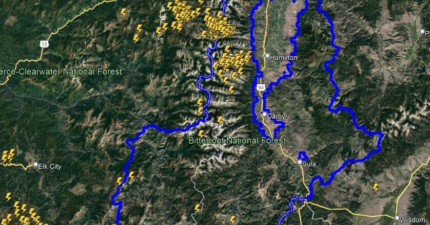 Lightning sparks new fires in the Bitterroot National Forest | Montana ...