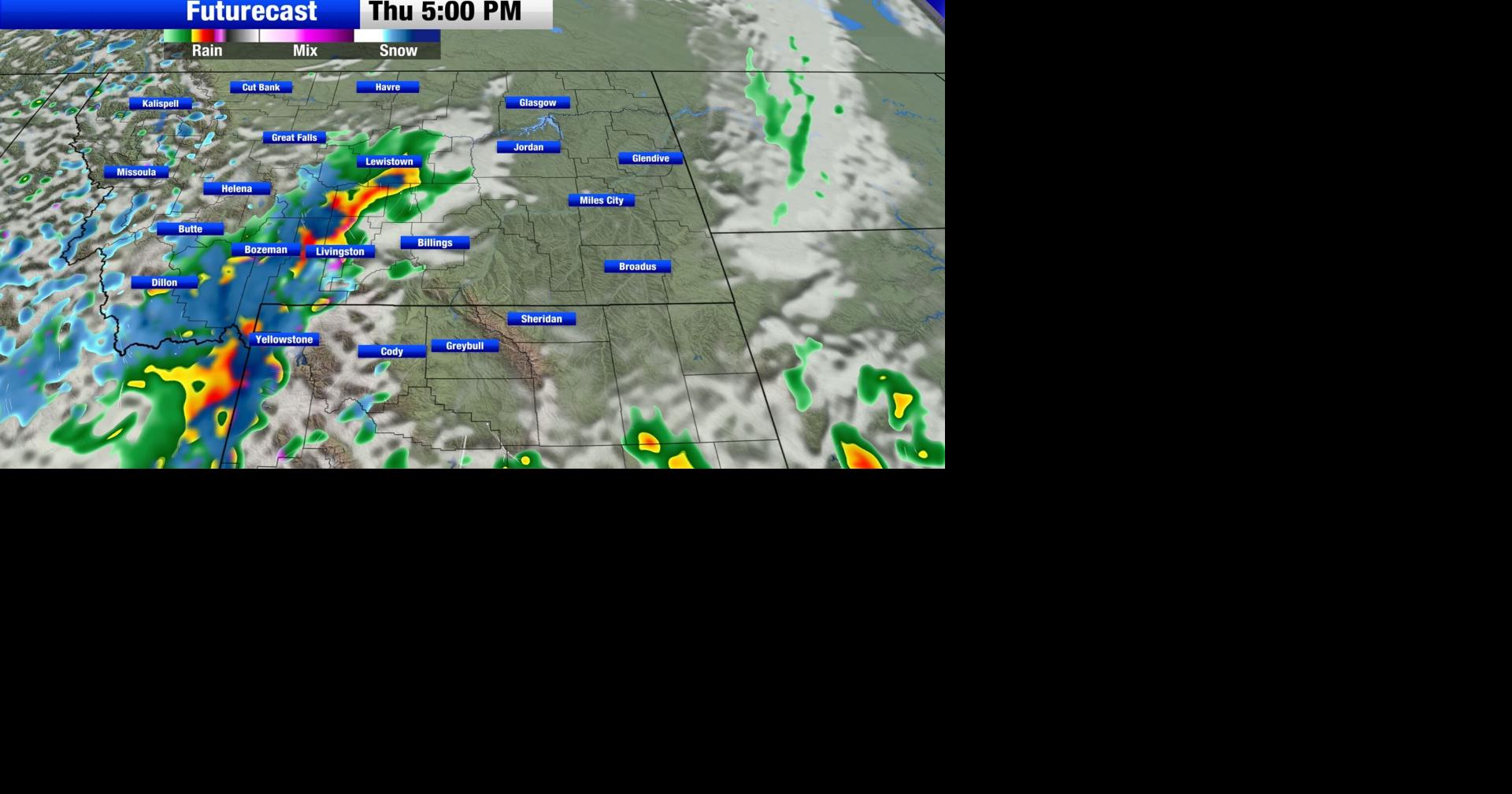A passing cold front will provide cooler and wetter weather conditions ...