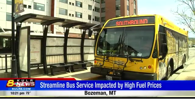Streamline Bus service impacted from fuel prices | Bozeman News ...