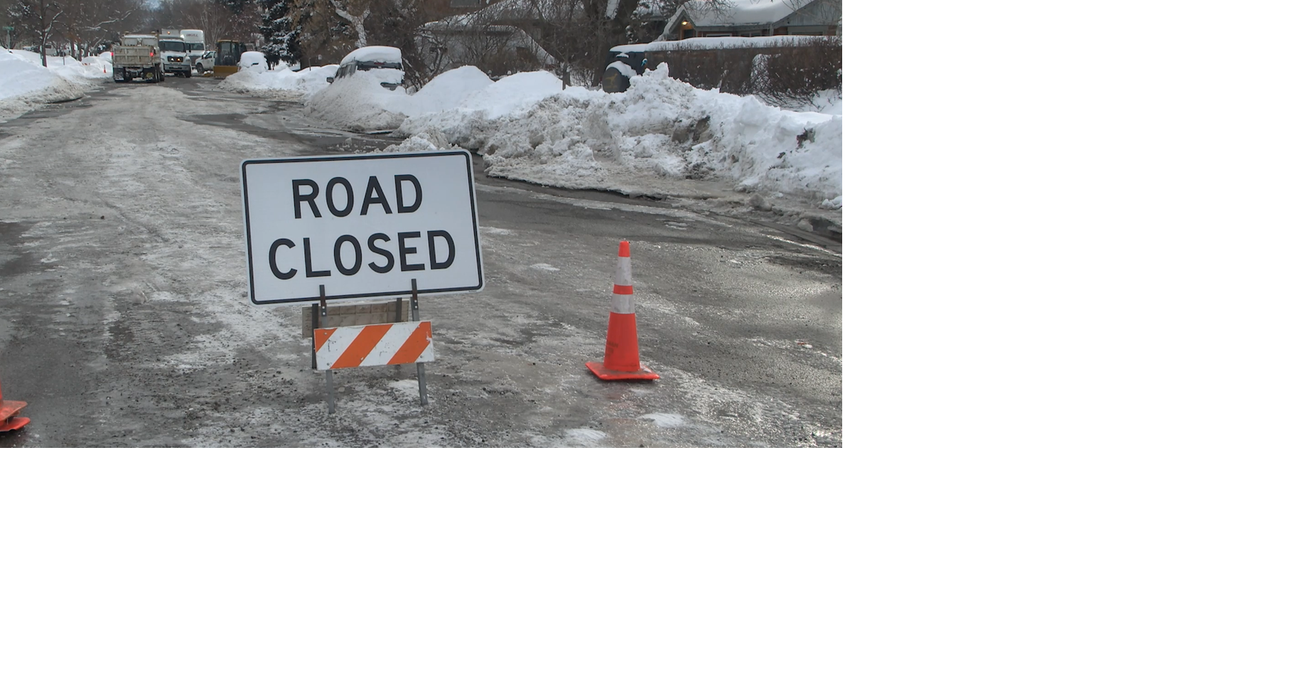 City of Bozeman works to address water main break following flooding in ...