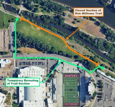 Section of Kim Williams Trail in Missoula rerouted starting Monday ...