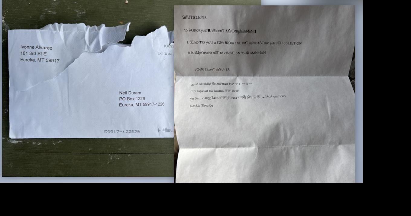 Powder in 4th suspicious letter sent to Montana representative ...