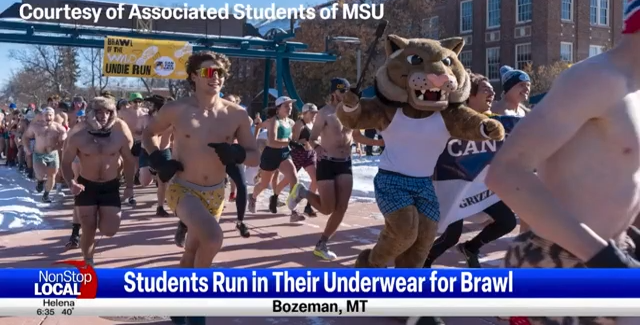 MSU Undie Run supports Can the Griz | Bozeman News | montanarightnow.com