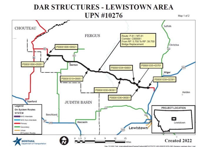 Montana Department of Transportation and DOD team up to revamp 11 ...