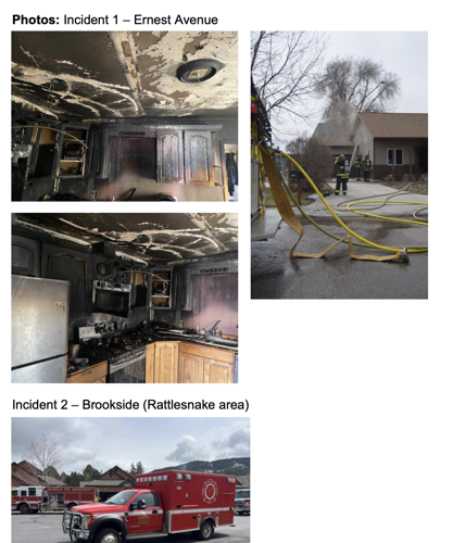 Firefighters extinguish two fires in Missoula Wednesday afternoon ...