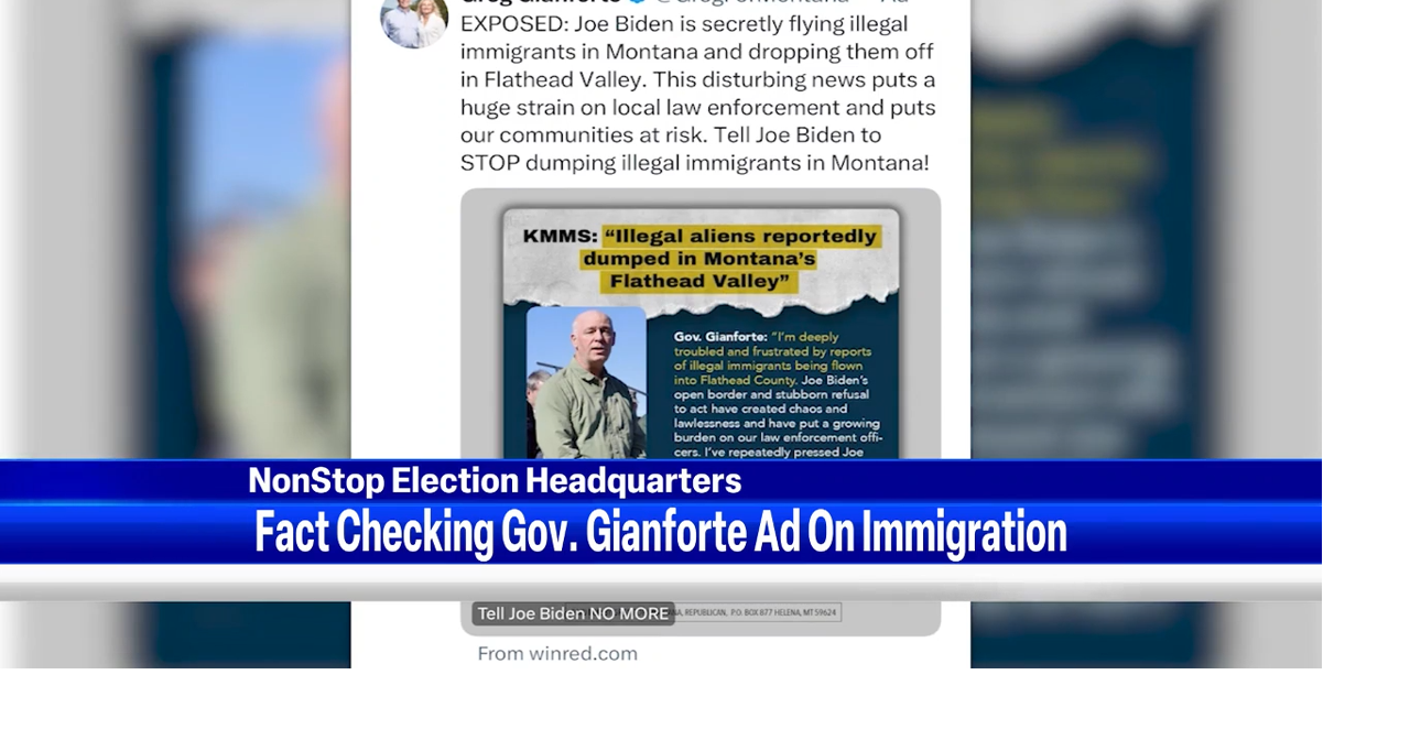 NonStop Local fact checks recent ad from Governor Gianforte on alleged ...