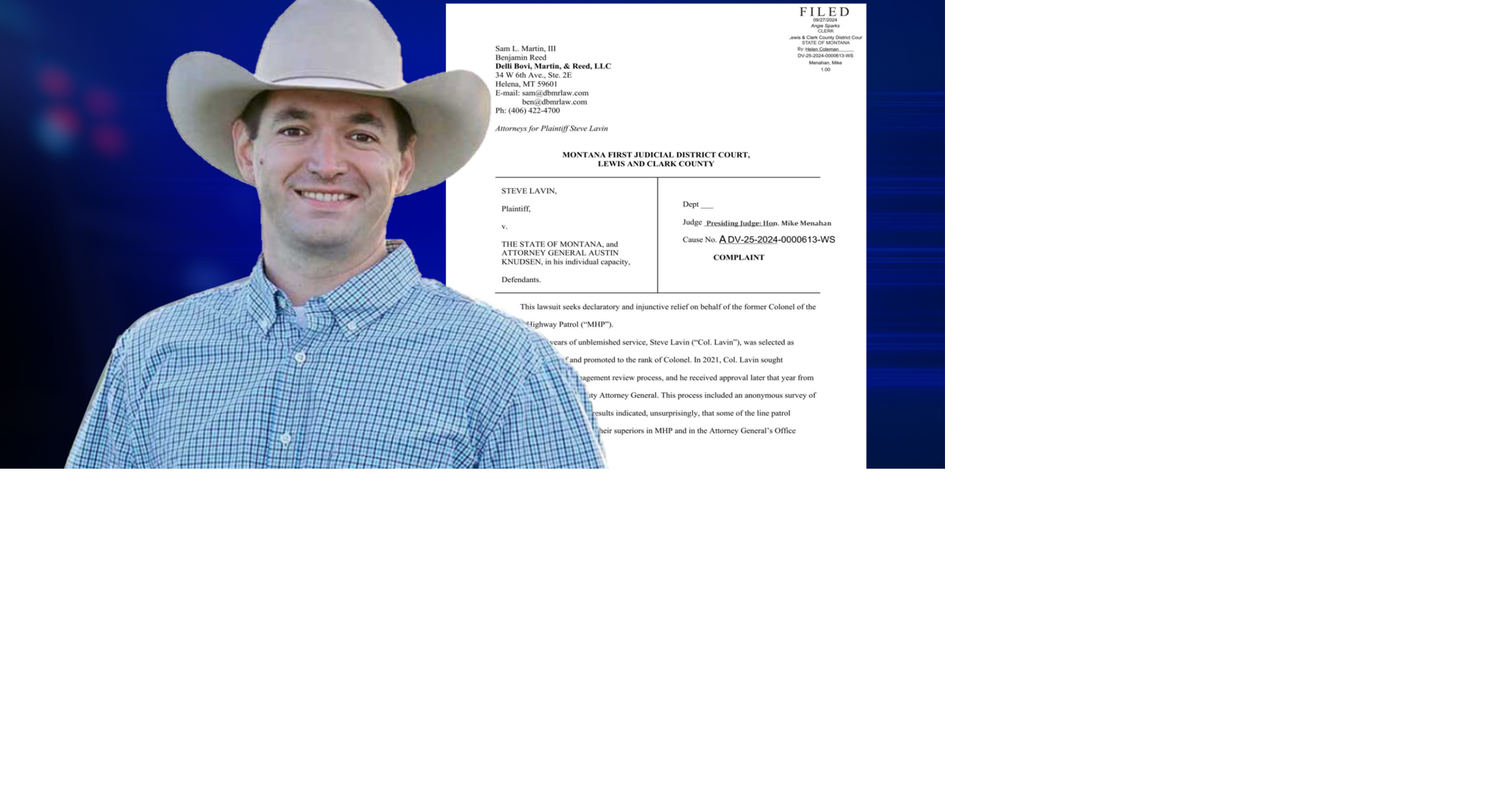 Lawsuit filed against Montana Attorney General Austin Knudsen by former ...