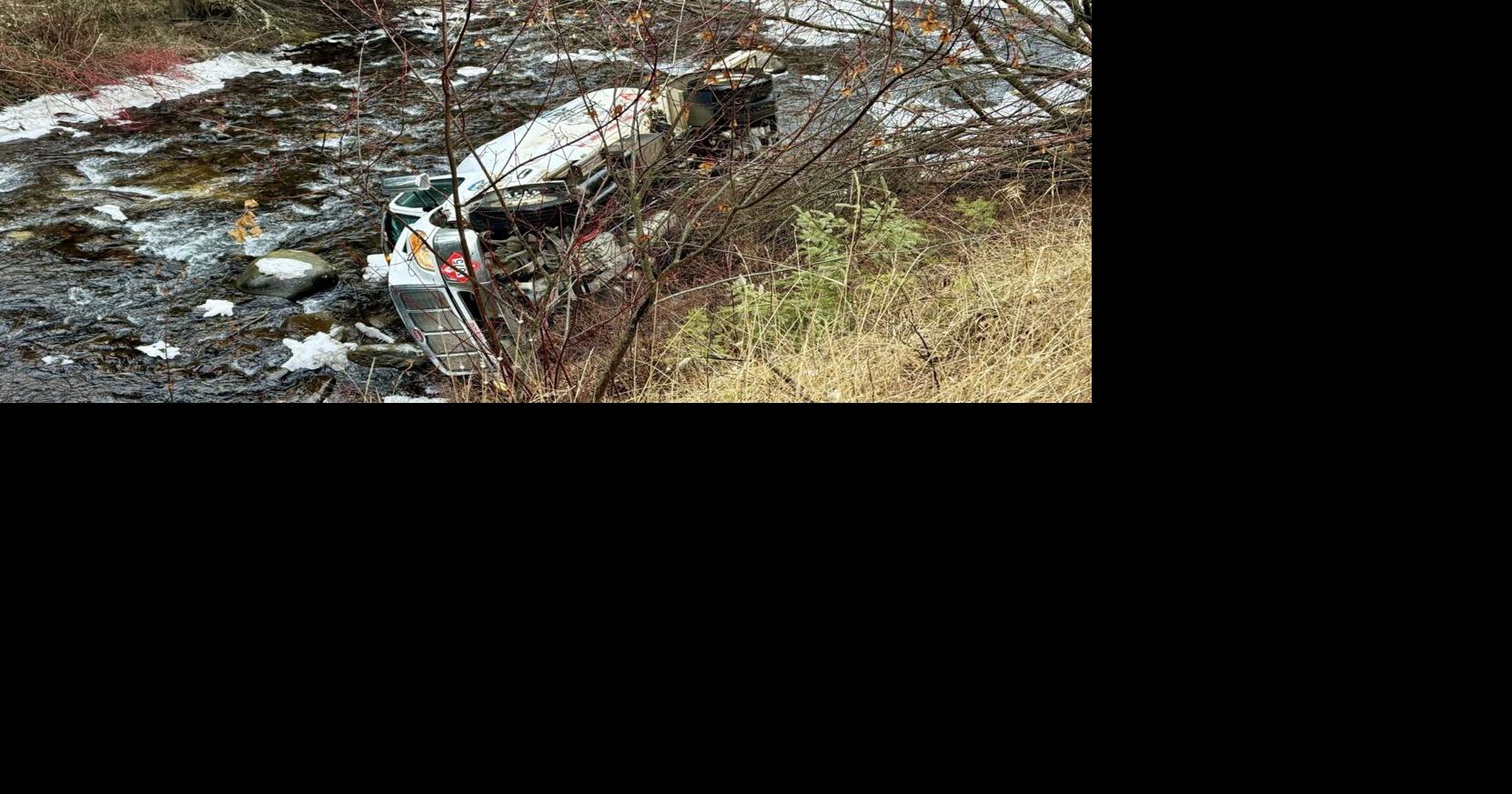 Propane truck crashes down an embankment south of Bozeman | Bozeman ...