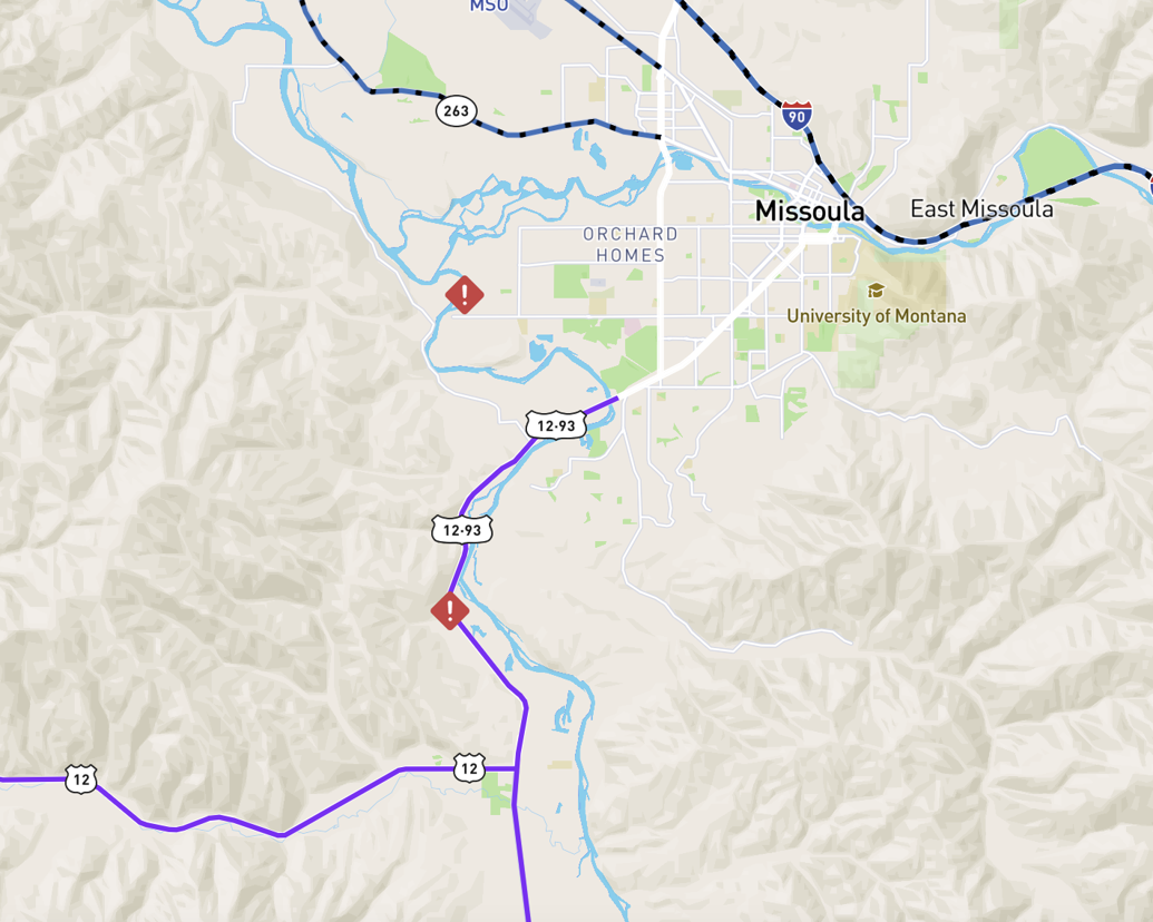 Thursday morning semi crash on Highway 93 causes traffic in Missoula ...