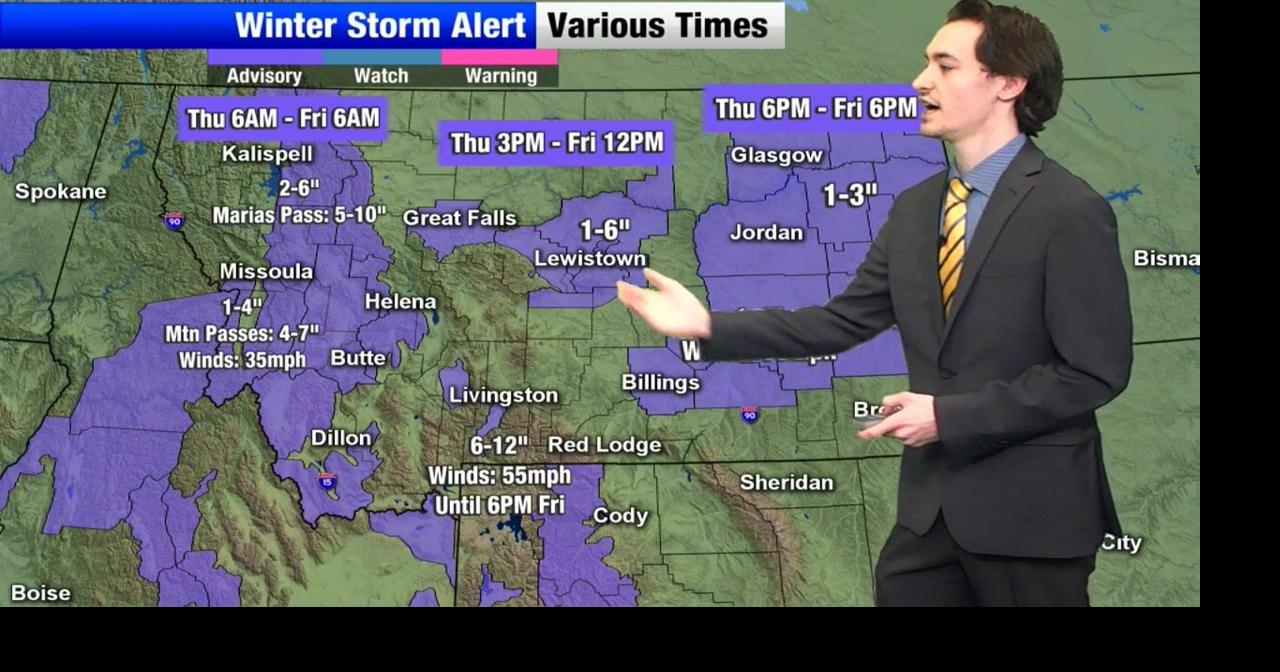 Winter system to dump rain and snow across Montana | Montana Local ...