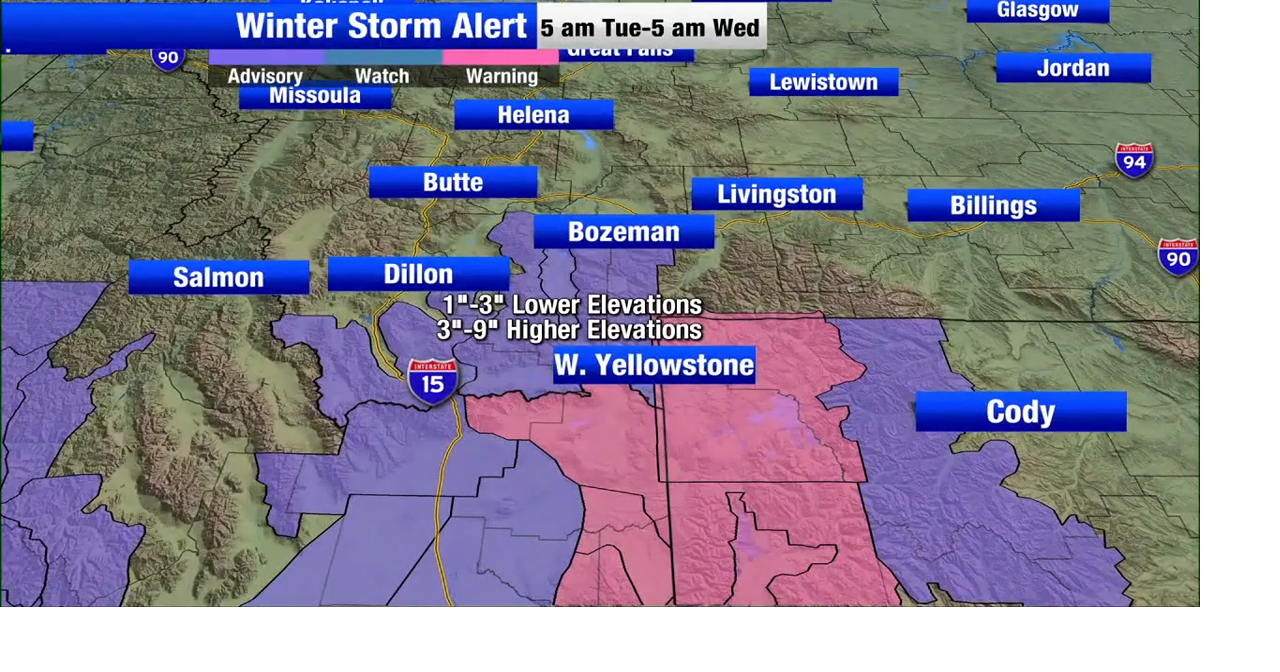 Temperatures divide the state this week | Montana Local Weather ...