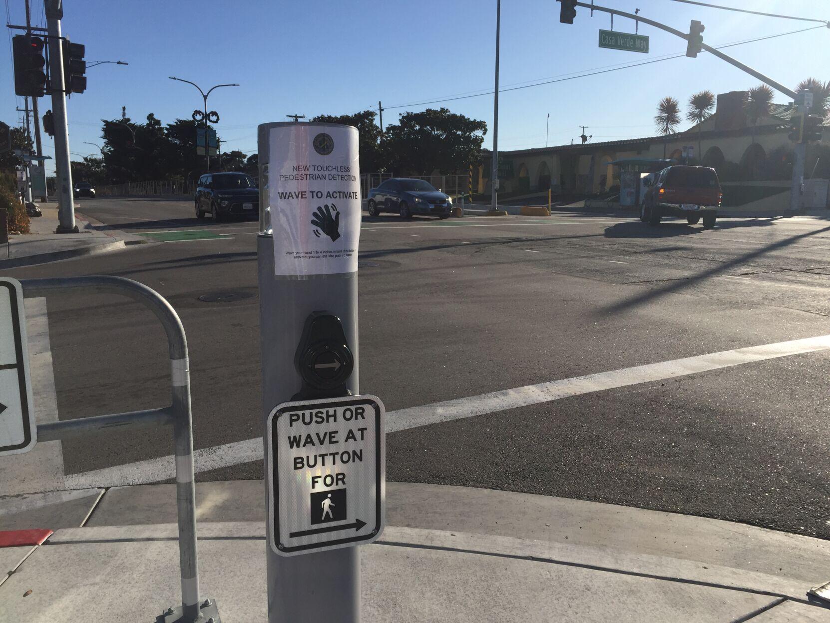 crosswalk light button