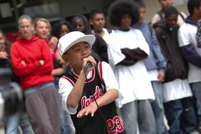 Third grader Lil’ Jordan reveals his gift for the microphone. | News ...