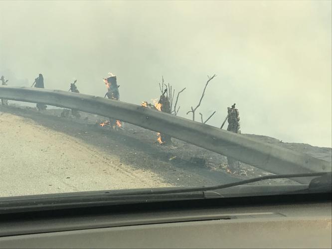 The fast-moving Carmel Fire roars quickly to 500 acres, prompting ...