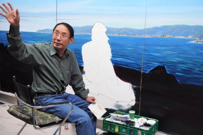 Dong Sun Kim’s murals quietly capture the beauty of his adopted country ...