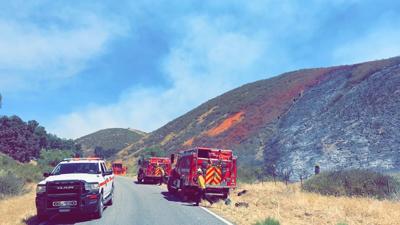A vegetation fire off Highway 146 near Pinnacles National Park is no ...
