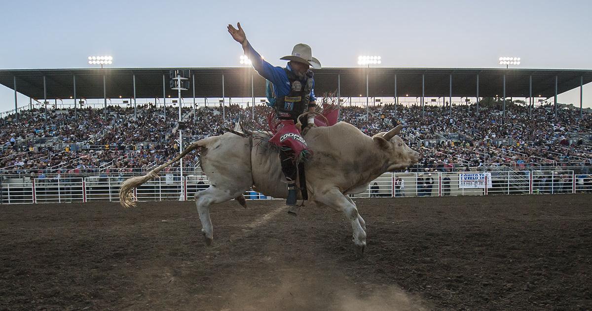 PHOTOS: Bucking rides at the 2017 Professional Bull Riding in Salinas ...
