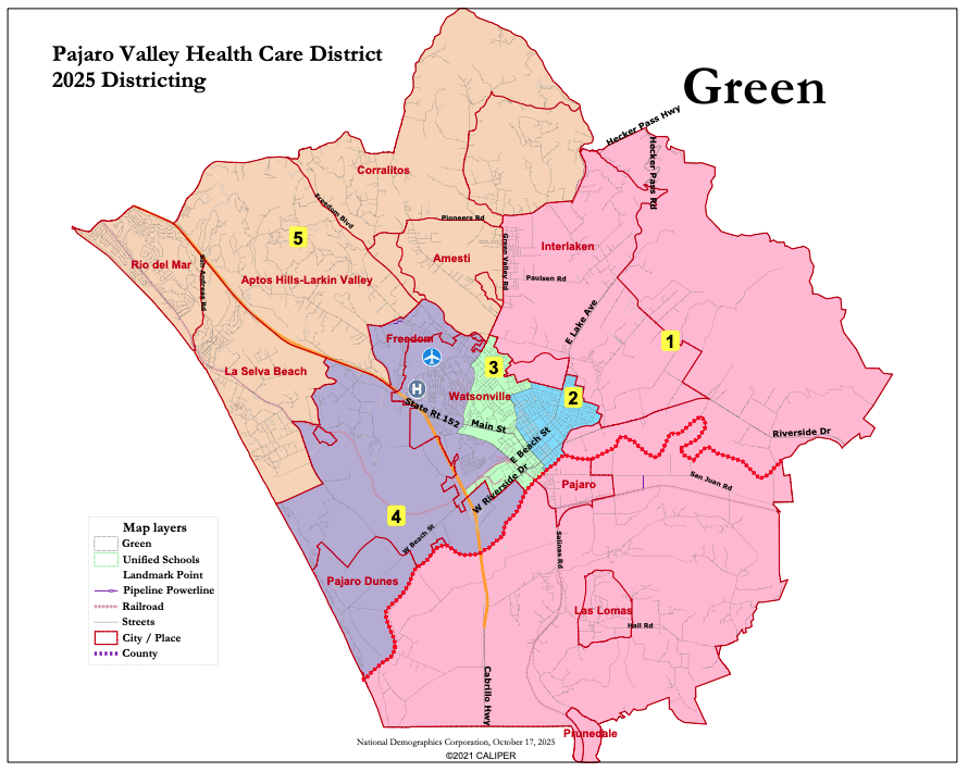 Pajaro Valley Health District Draft Zone Maps Released | News ...