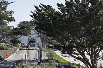 Tricky emergency repairs of a crumbling cliff below Scenic Road set to ...