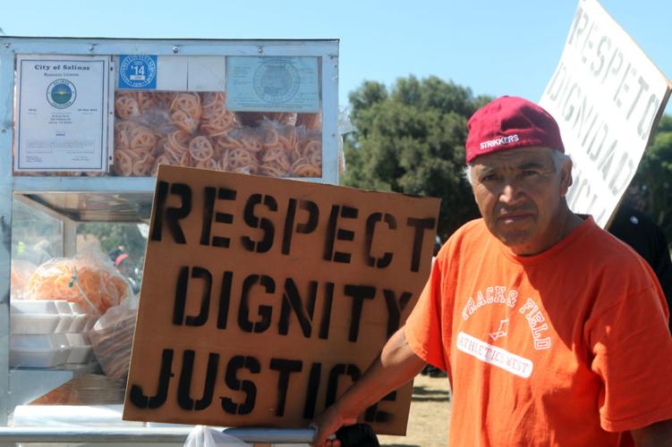 Hundreds march through Salinas on Sunday protesting recent police ...