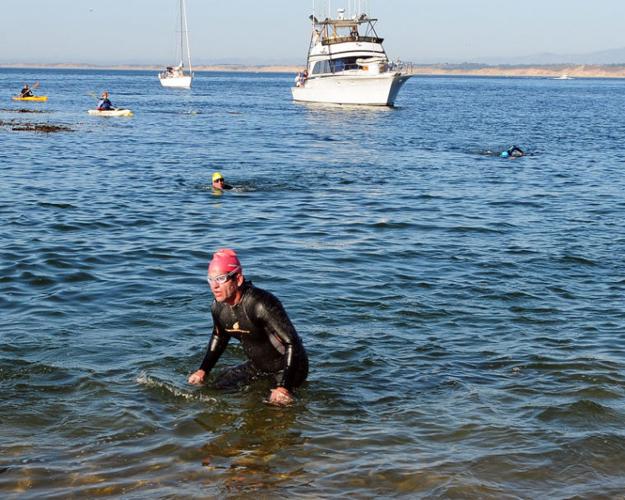 Bruckner Chase swims across Monterey Bay to raise BLUE awareness ...