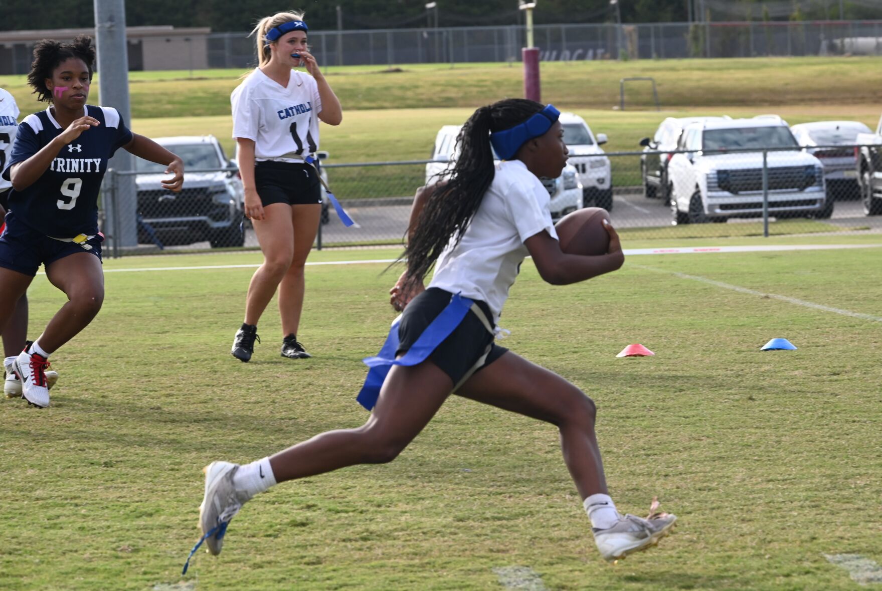 Catholic turns interceptions into points in flag football win over ...