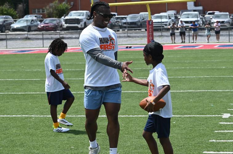 Quinshon Judkins holds free football camp at Pike Road | Sports ...